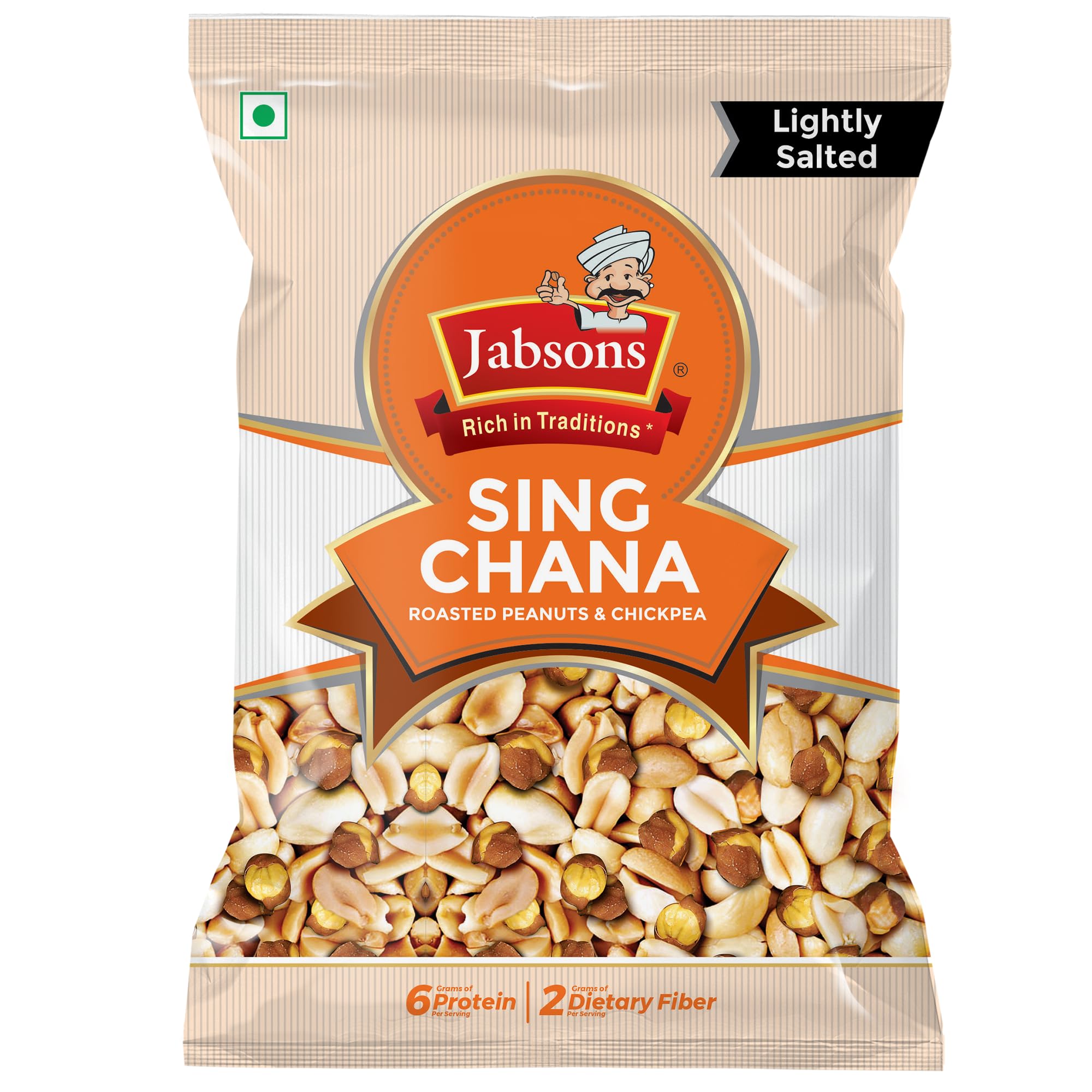 Jabsons Roasted Sing Chana - Lightly salted 250g (Roasted Peanuts ...