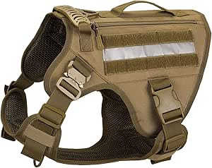 Tactical Training Dog Harness Hunting Working Service Dog Vest ...