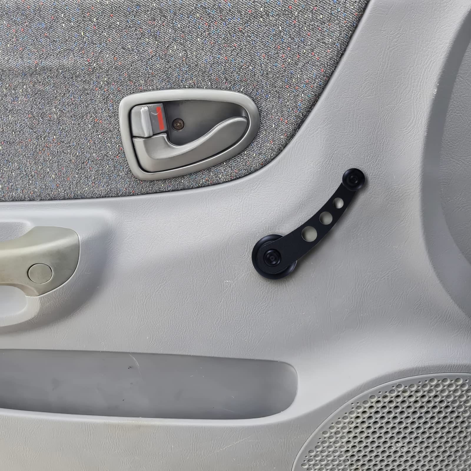 2pcs Universal Car Window Handle Winder Riser Replacement Aluminum