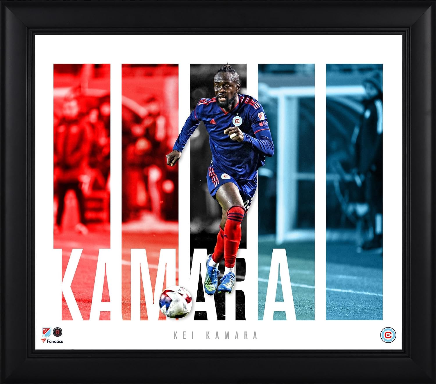 Kei Kamara Chicago Fire SC Framed 15'' x 17'' Player Panel Collage ...
