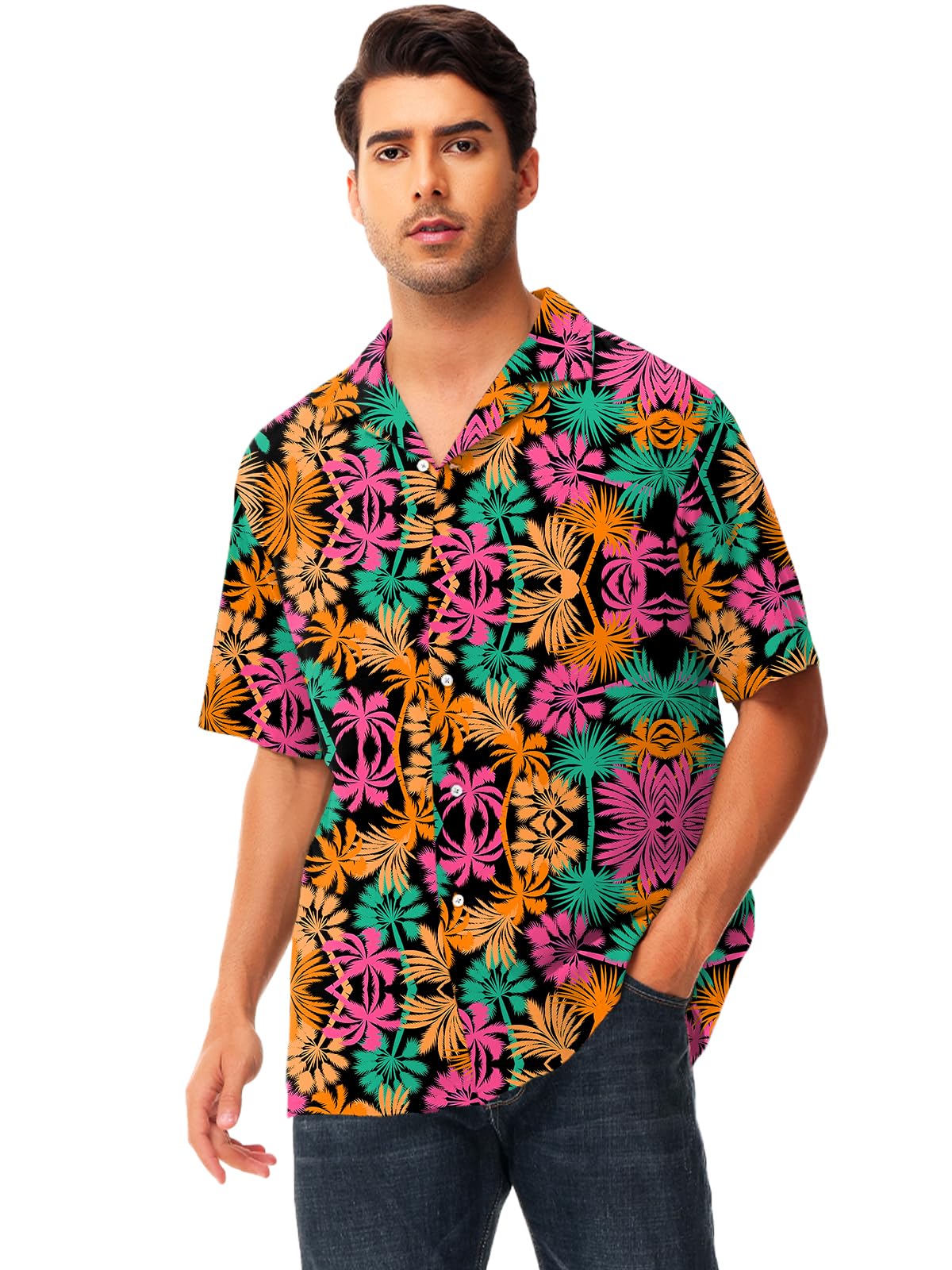 Snapklik.com : Men Mardi Gras Outfits New Orleans Collared Shirts ...