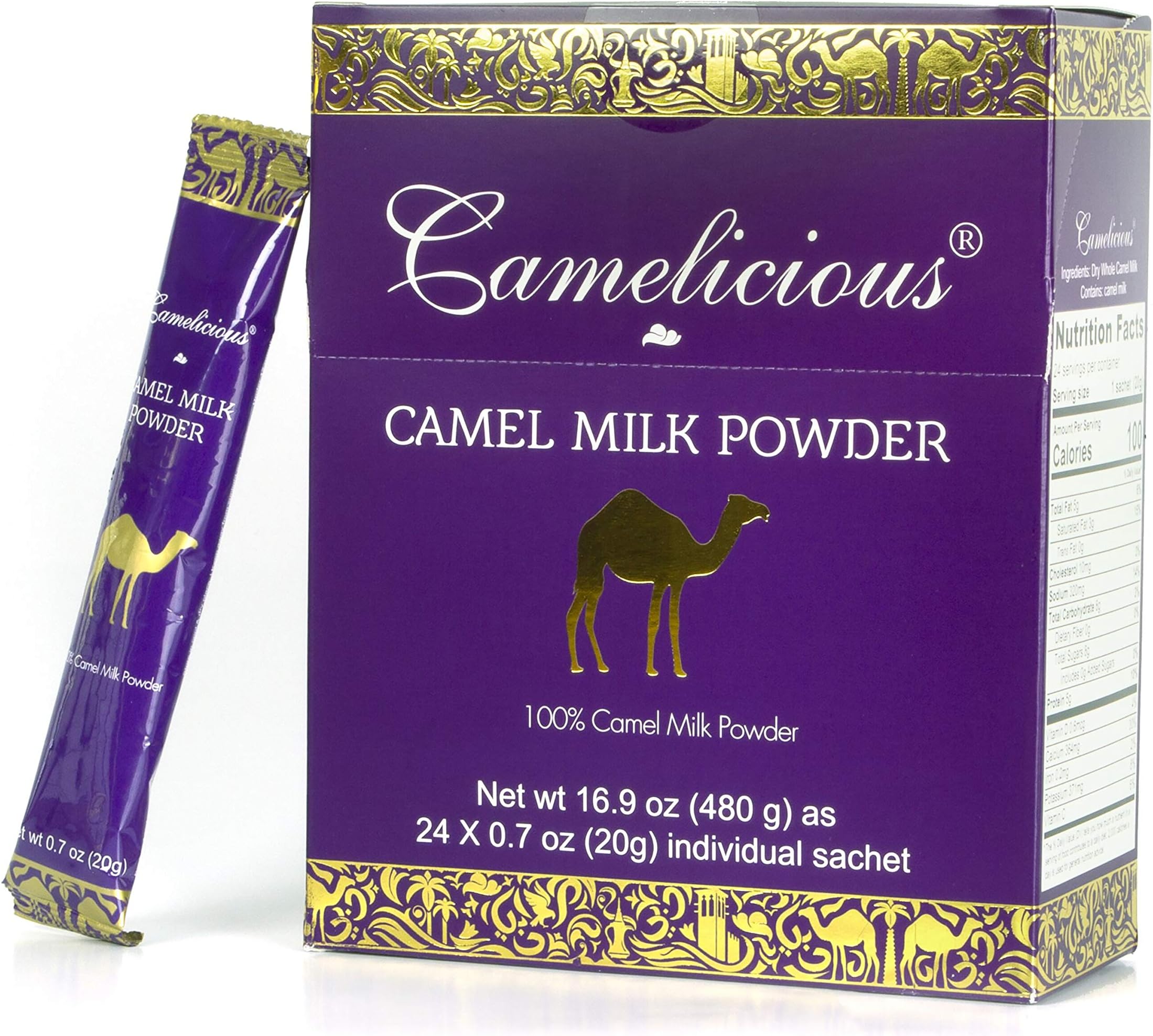 Amazon.com : 400g Box and Pouch Original Camel Milk Powder (1 ...