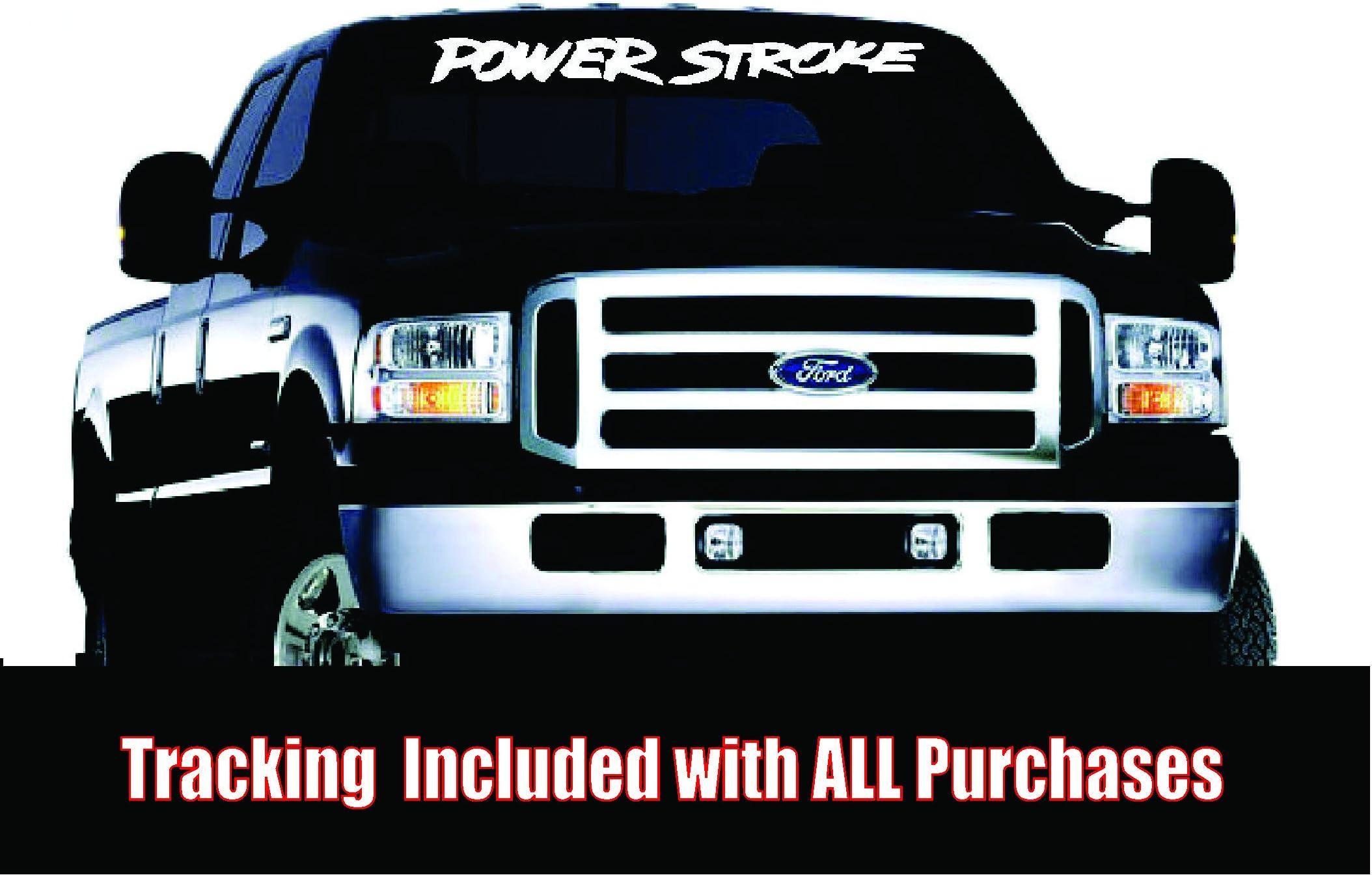 Amazon.com - Strokin diesel powerstroke decal 7.3 (White)