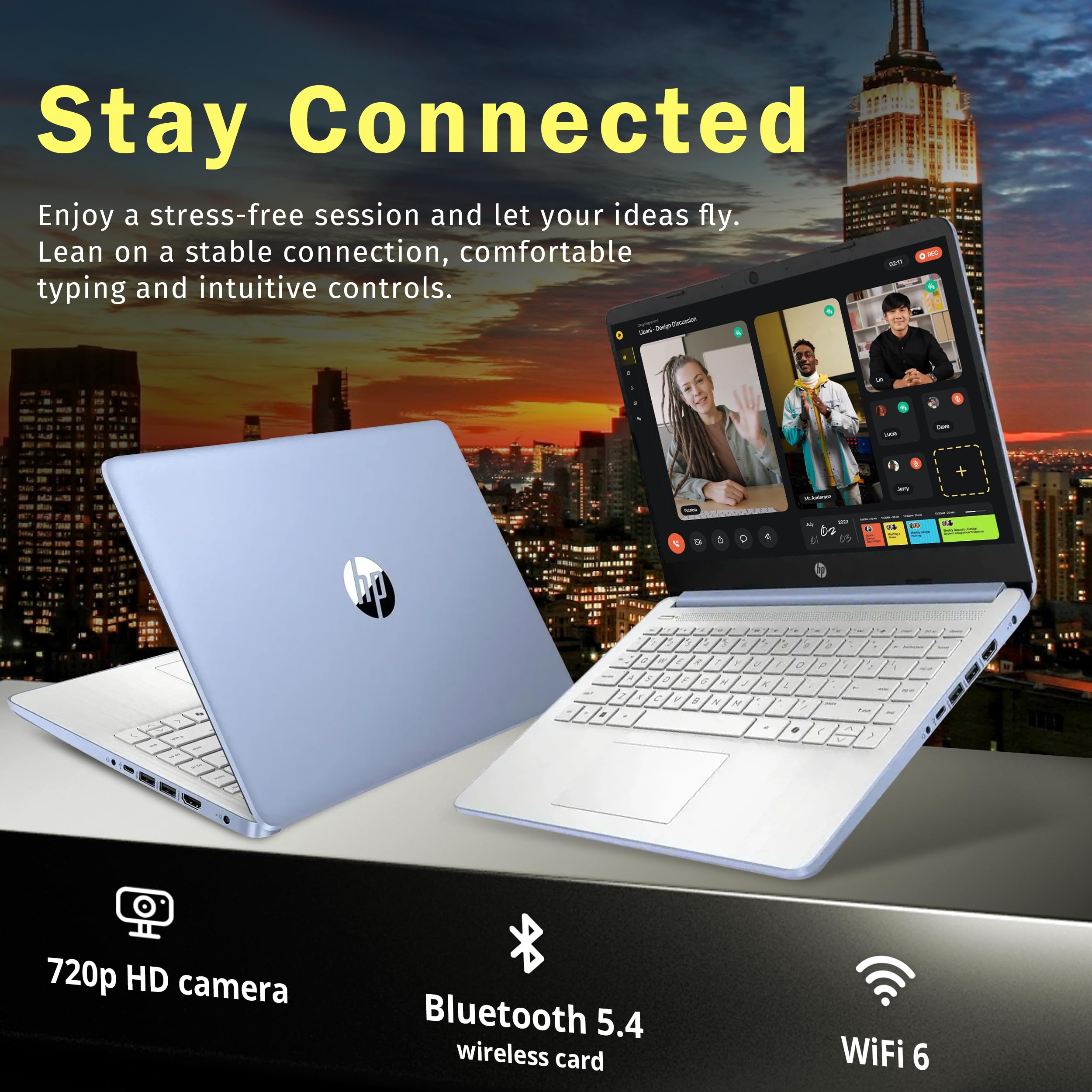 Snapklik.com : HP Flagship 14" HD Student&Business Laptop, Intel N150 CPU