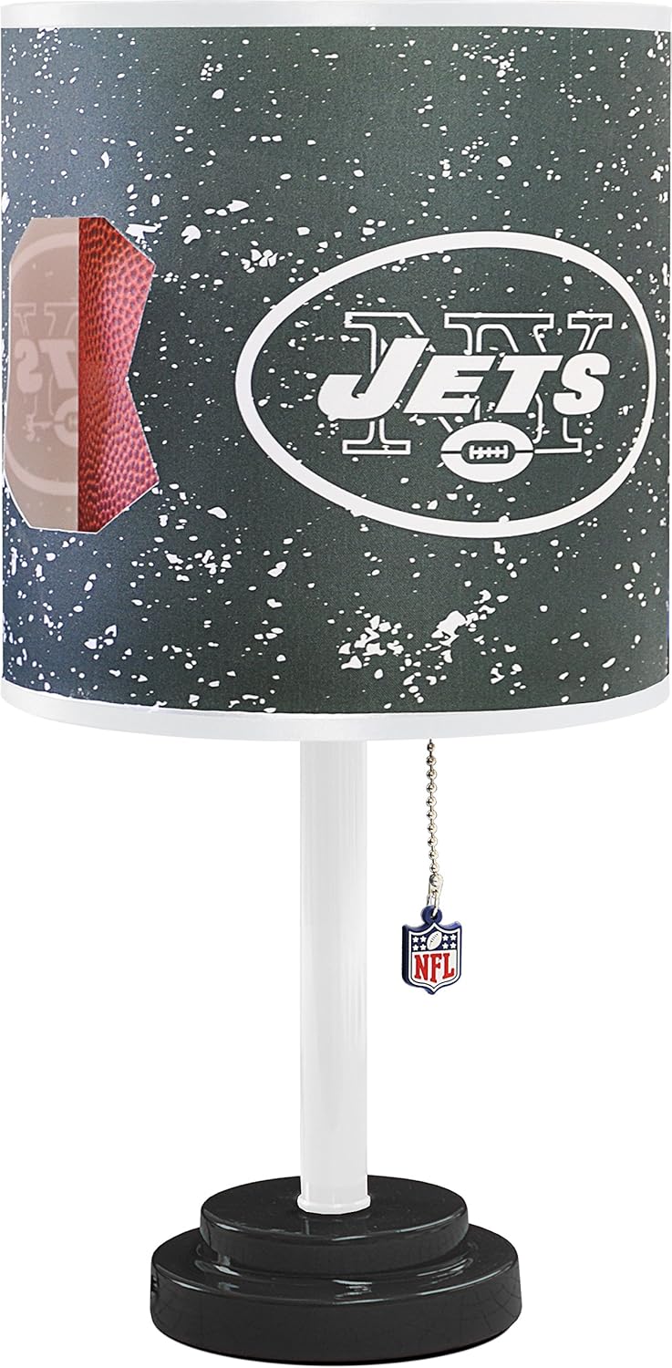 Amazon.com: Idea Nuova NFL NK980166 New York Jets Table Lamp with Die ...