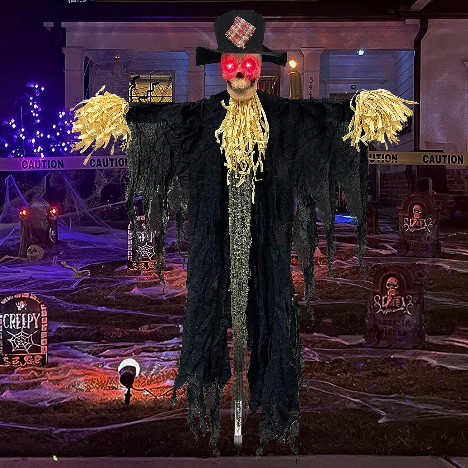 TURNMEON 55" Halloween Decorations Outdoor Halloween Yard Stakes ...
