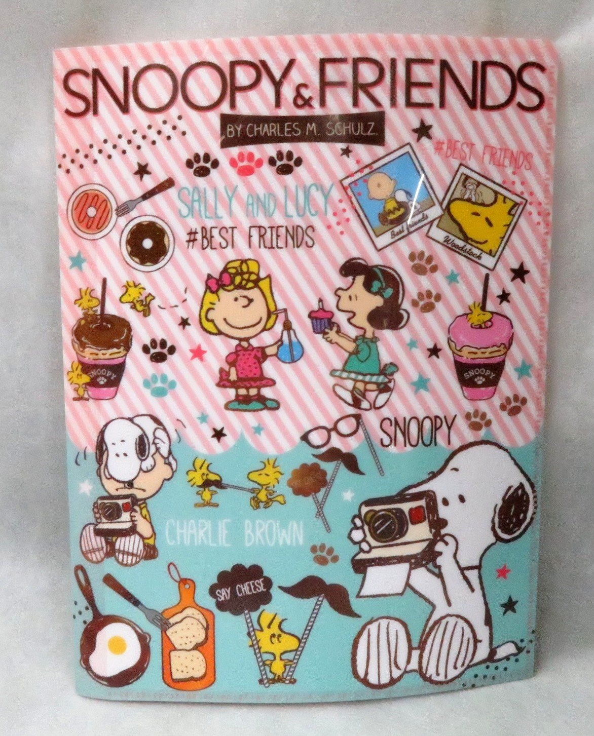 Buy Tsujiseru Peanuts Snoopy photogenic 10 pocket Clear Plastic Folder ...