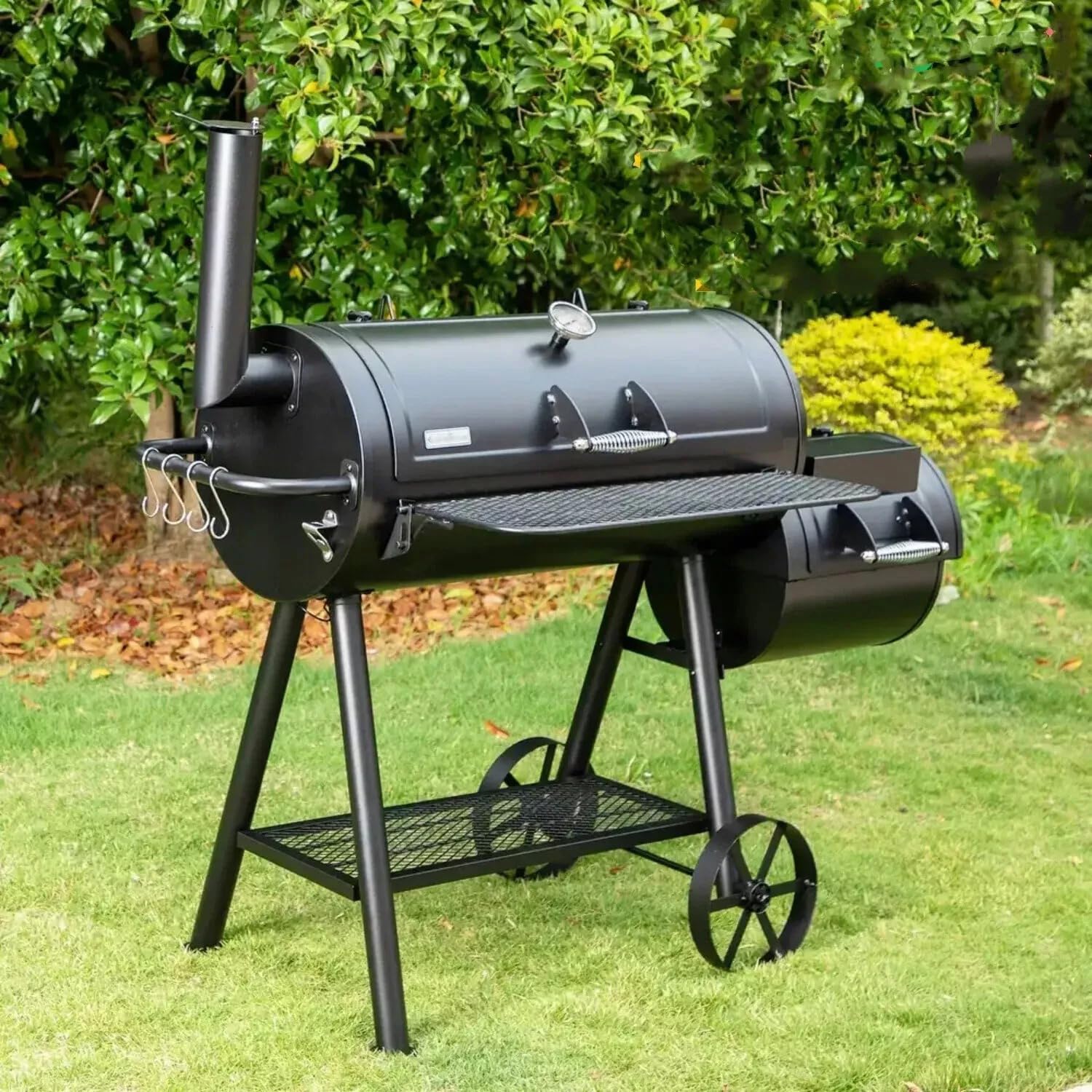Heavy Steel Smokers Bbq Texas Pro Pit Offset Smoker Atmosphere