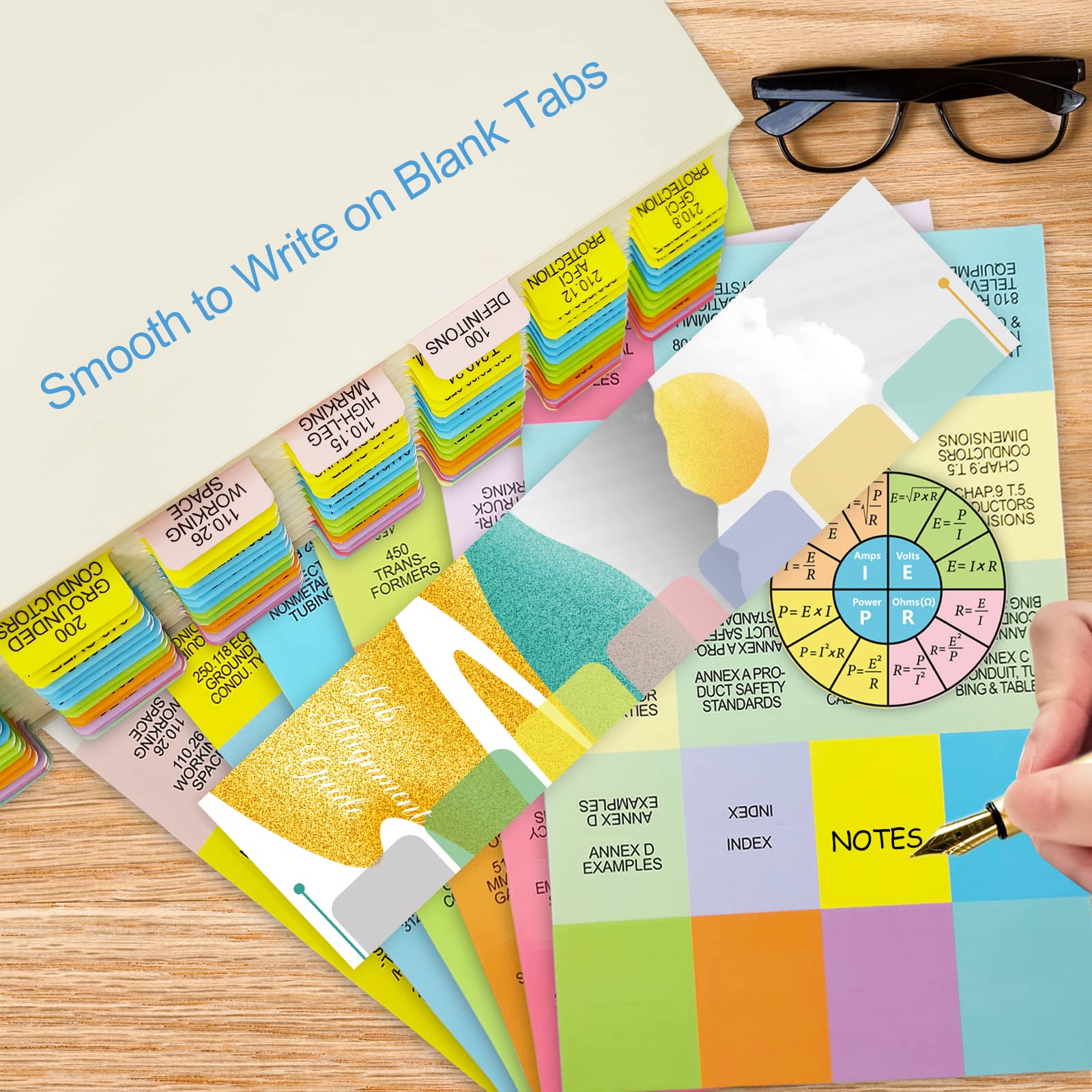 2020 Nec Tabs 2023 NEC Code Book Tabs - 120 Color-Coded Laminated Tabs ...