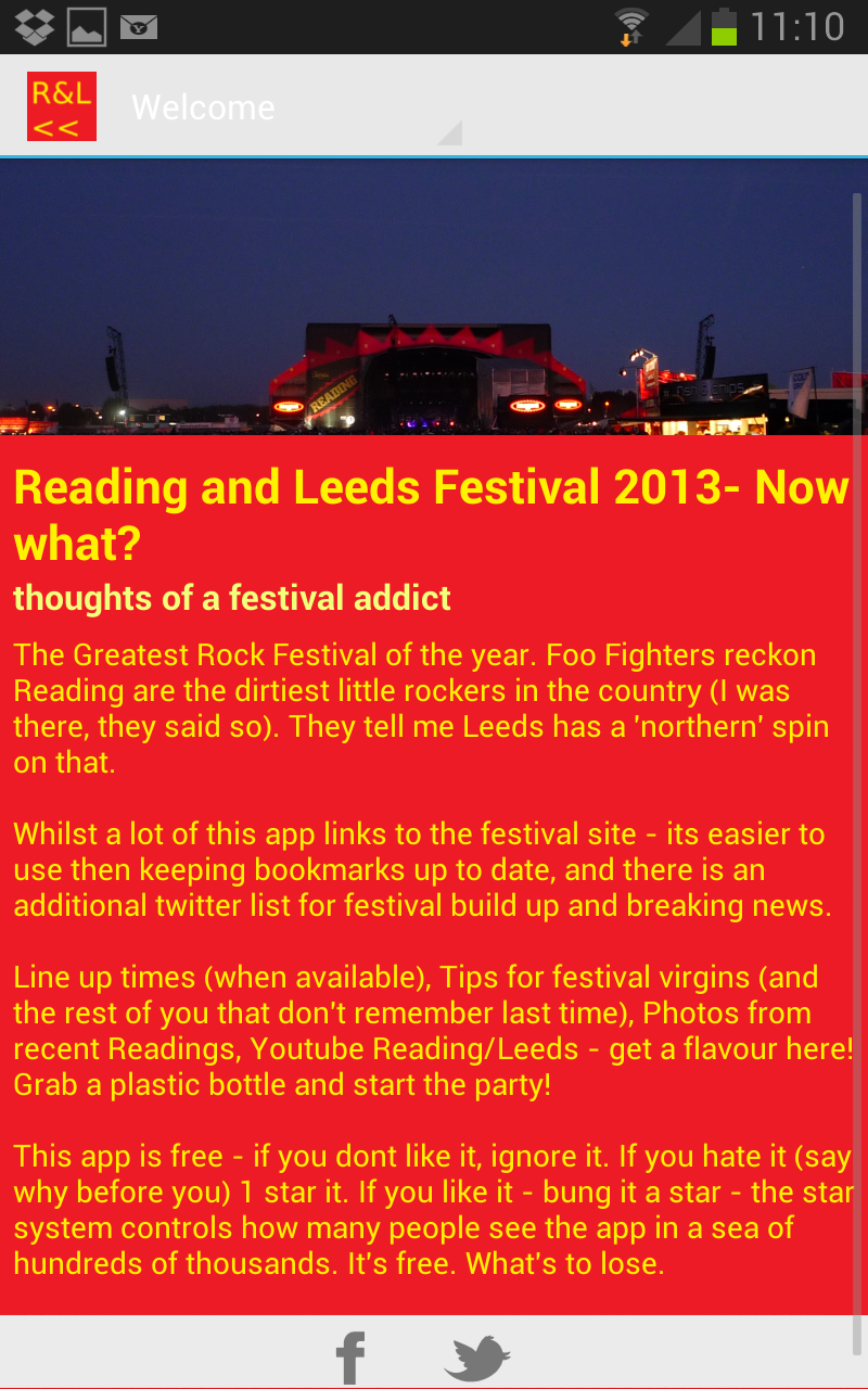 Reading & Leeds Festival - App on the Amazon Appstore