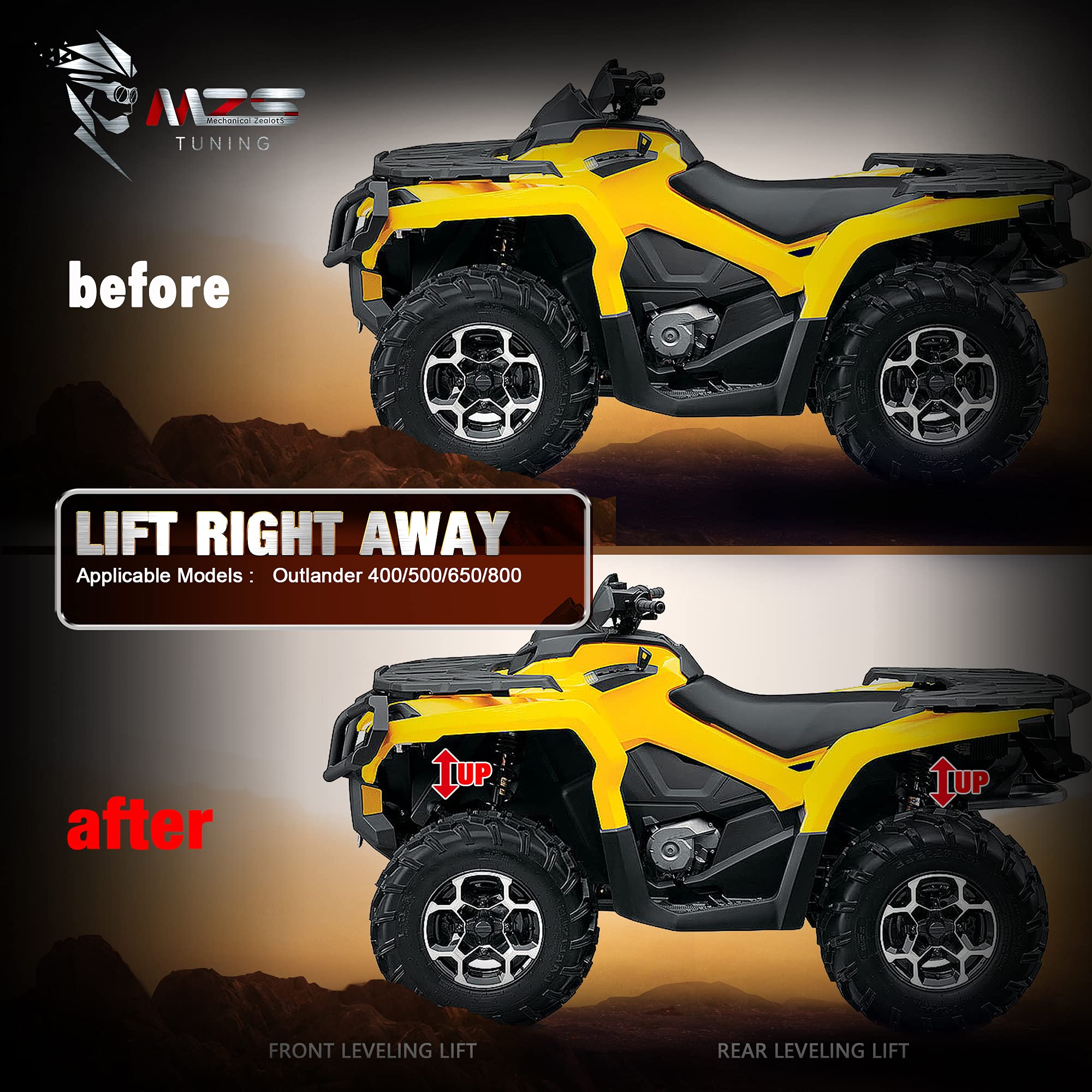 MZS 2" Lift Kit, Front +...B0BDZRYV71 | Encarguelo.com.ec