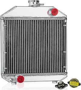 Amazon.com: 124460-44501 Aluminum Radiator 2 Row Tractor Radiator ...