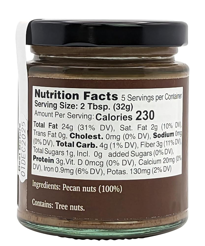 Nutural World - Crunchy Pecan Nut Butter 6 Oz (170g) Nepal | Ubuy