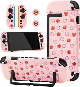 Amazon.com: GLDRAM Cute Case for Nintendo Switch 2 (2025), Pink ...