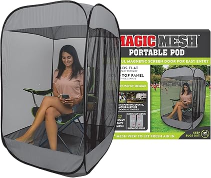Amazon.com : Magic Mesh Personal Portable Pod Modular Design, See ...