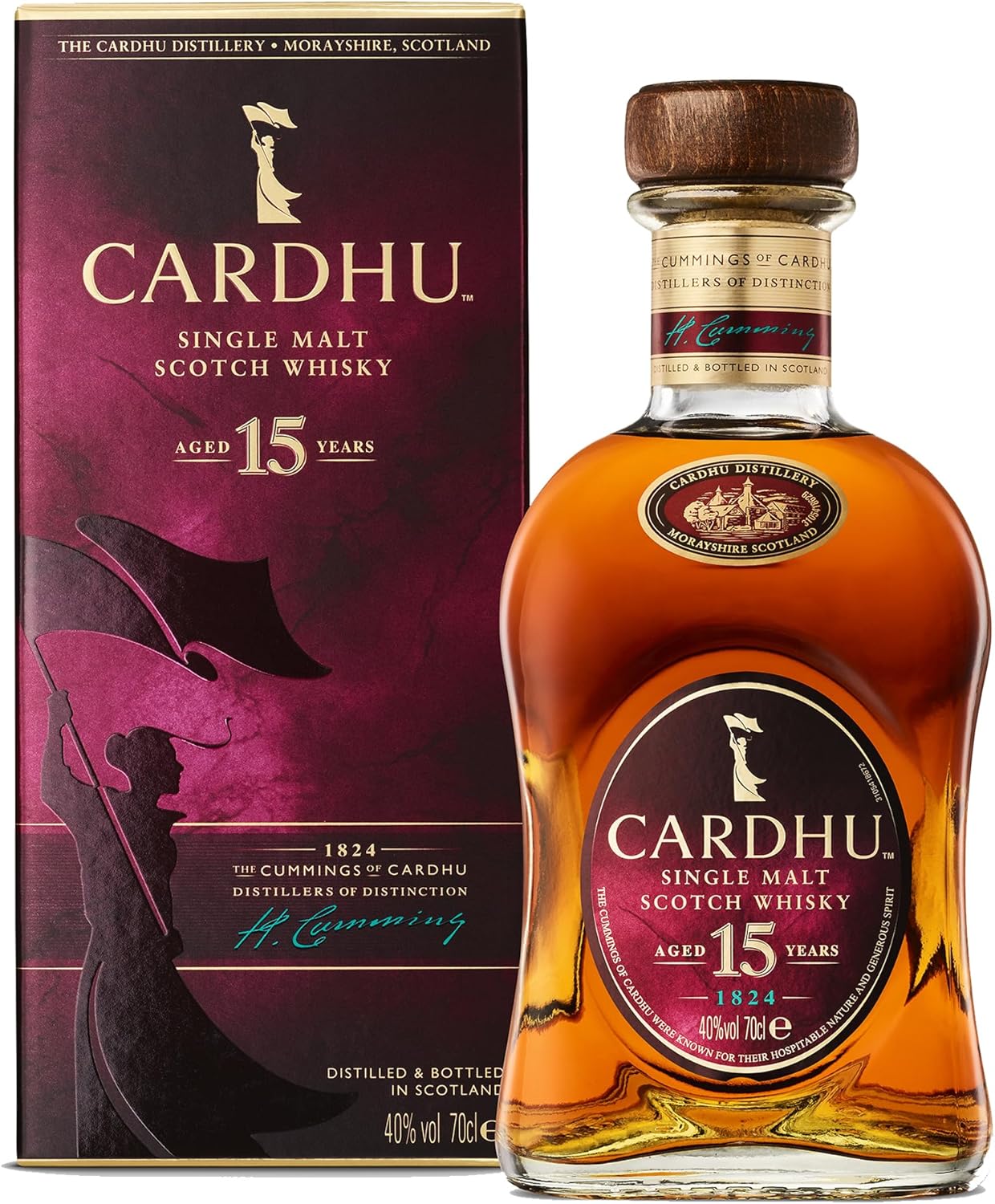 Cardhu 15 Ans, Whisky Écossais Single Malt, 70 cl Sous Étui : Amazon.fr ...