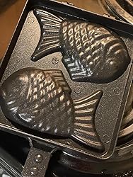 Amazon.com: COOKKING - Taiyaki Japanese Fish-shaped Pancake Double Pan ...