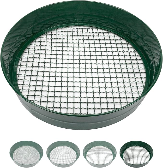 Sterico tuinzeef in verschillende maten | Ronde zeef 33cm Ø | Aardezeef ...