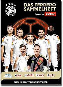 The Ferrero Collection Book EM 2024 DFB Team Sticker Scrapbook for ...