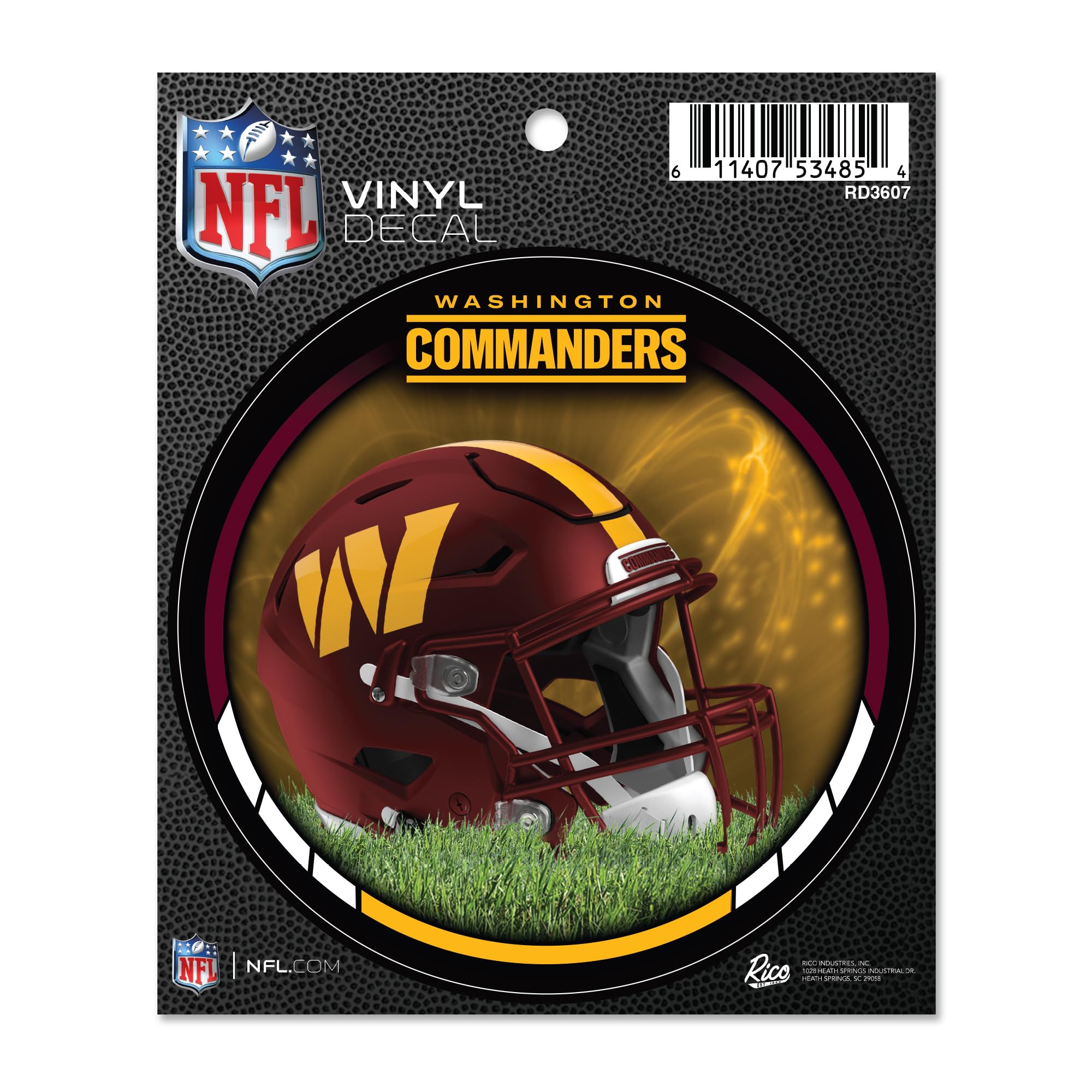 Amazon.com : Rico Industries NFL Football Washington Commanders Helmet ...