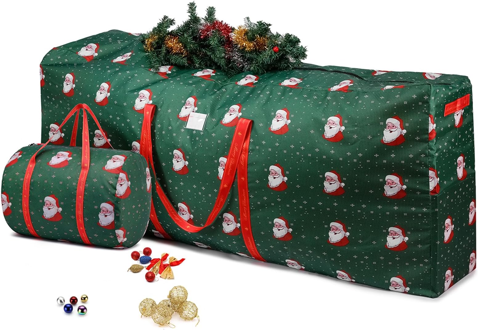 Amazon.com: Auirre Christmas Tree Storage Bag, Extra Large Oxford ...