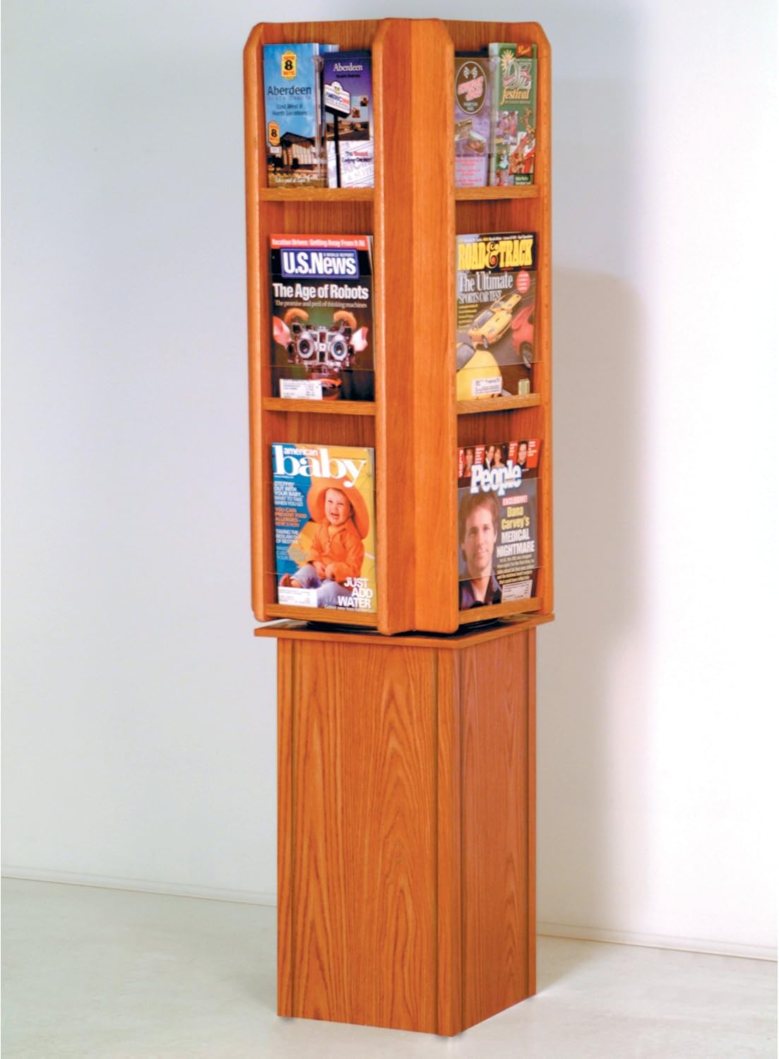 Amazon.com : FixtureDisplays® Divulge Spinning Floor Display with 12 ...