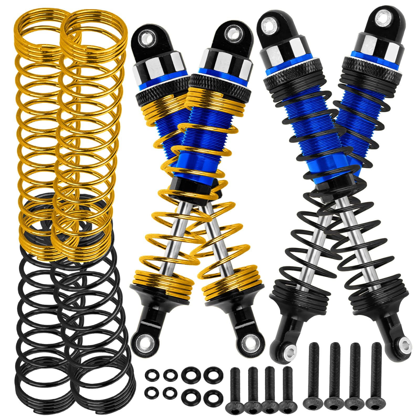 Amazon.com: hopsupRC RC Upgrades Part Aluminum Assembled Full Front ...