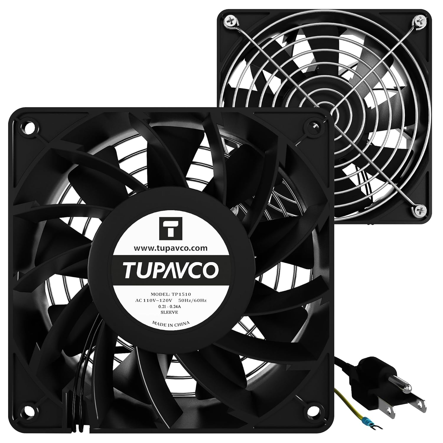 Amazon.com: Network Cabinet Fan (Dual 2pc Kit) Server Rack Cooling ...