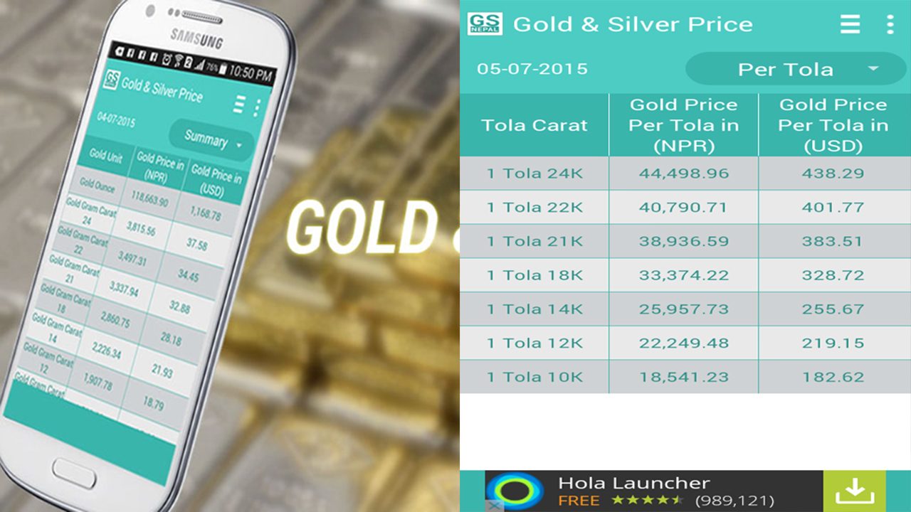 Gold & Silver Price Nepal - App on Amazon Appstore