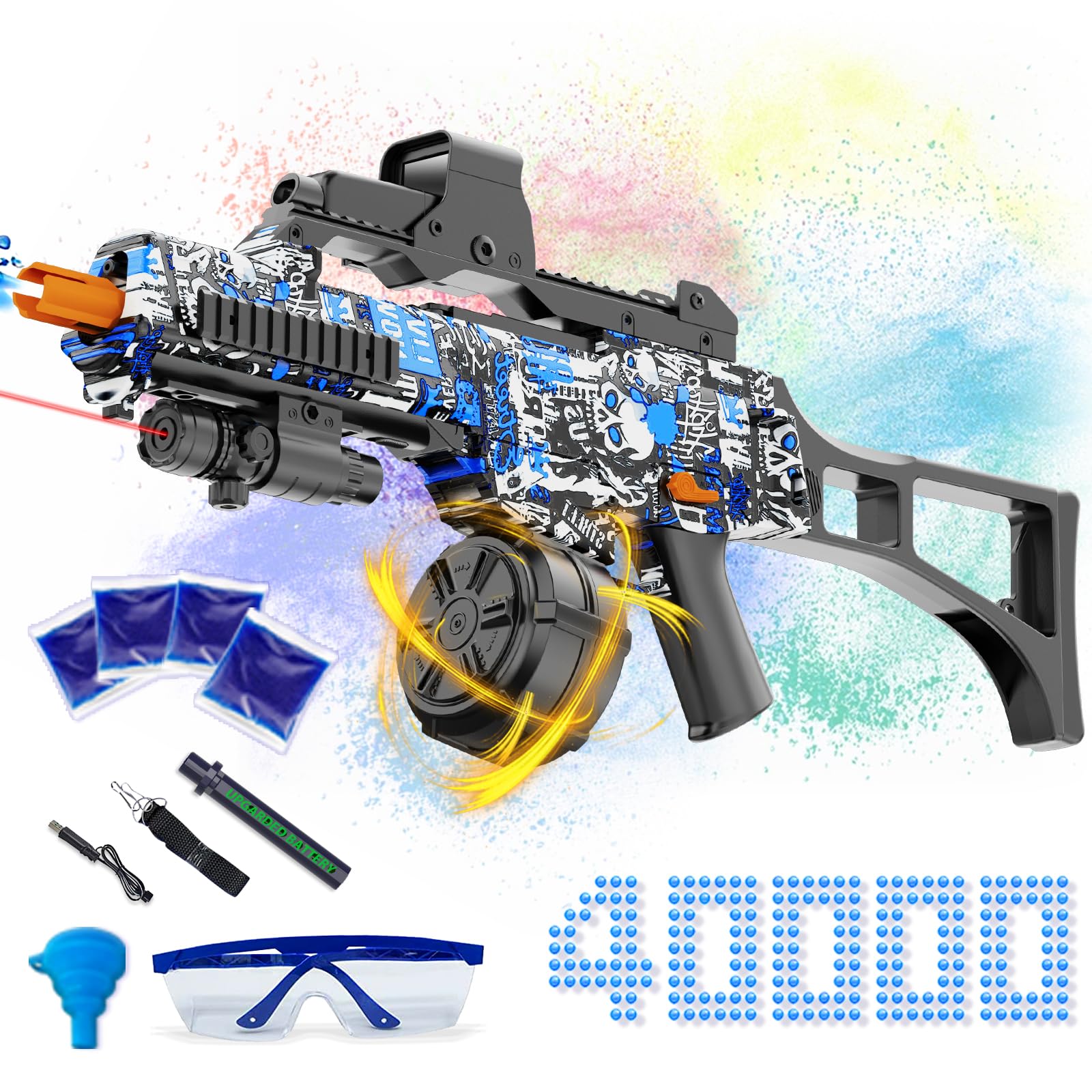 Hydro Strike Gel Blaster Electric Gel Ball Blaster - Automatic Splatter ...