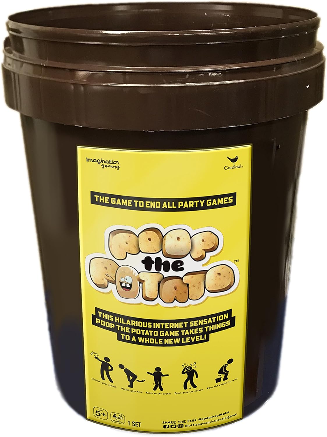 Amazon.com: Cardinal Poop The Potato Party Game, One Size, Multicolor ...