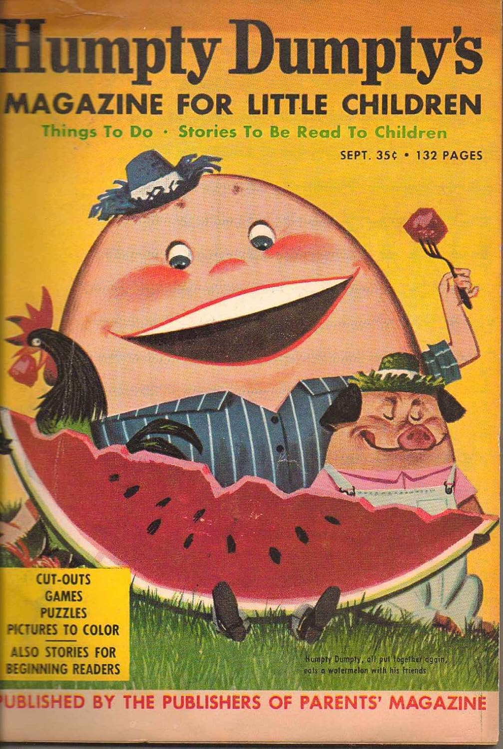 Humpty Dumpty's Magazine for Little Children September 1955: Parent's ...