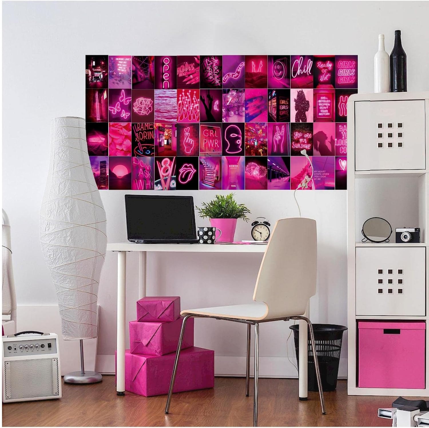 Pink Neon Wall Collage Kit - Aesthetic Room Decor Nepal | Ubuy