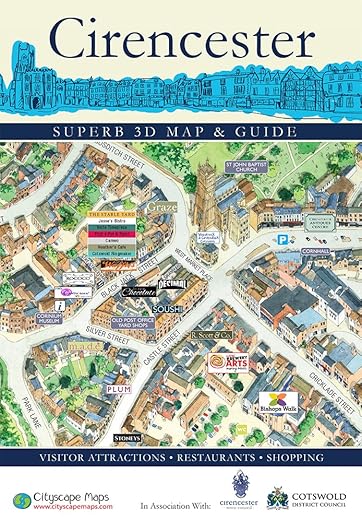 Cirencester: Superb 3D Map & Guide: Amazon.co.uk: 9781860801716: Books