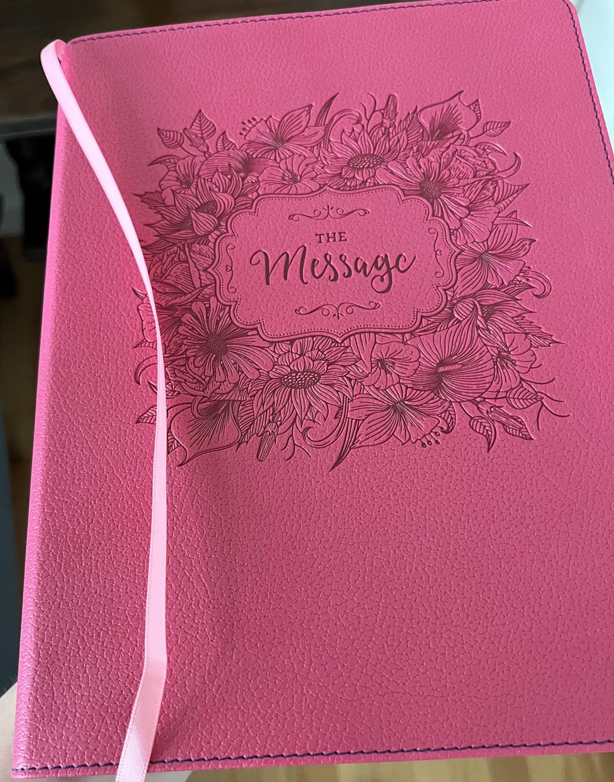 The Message Thinline, Large Print (Leather-Look, Garden Bloom ...