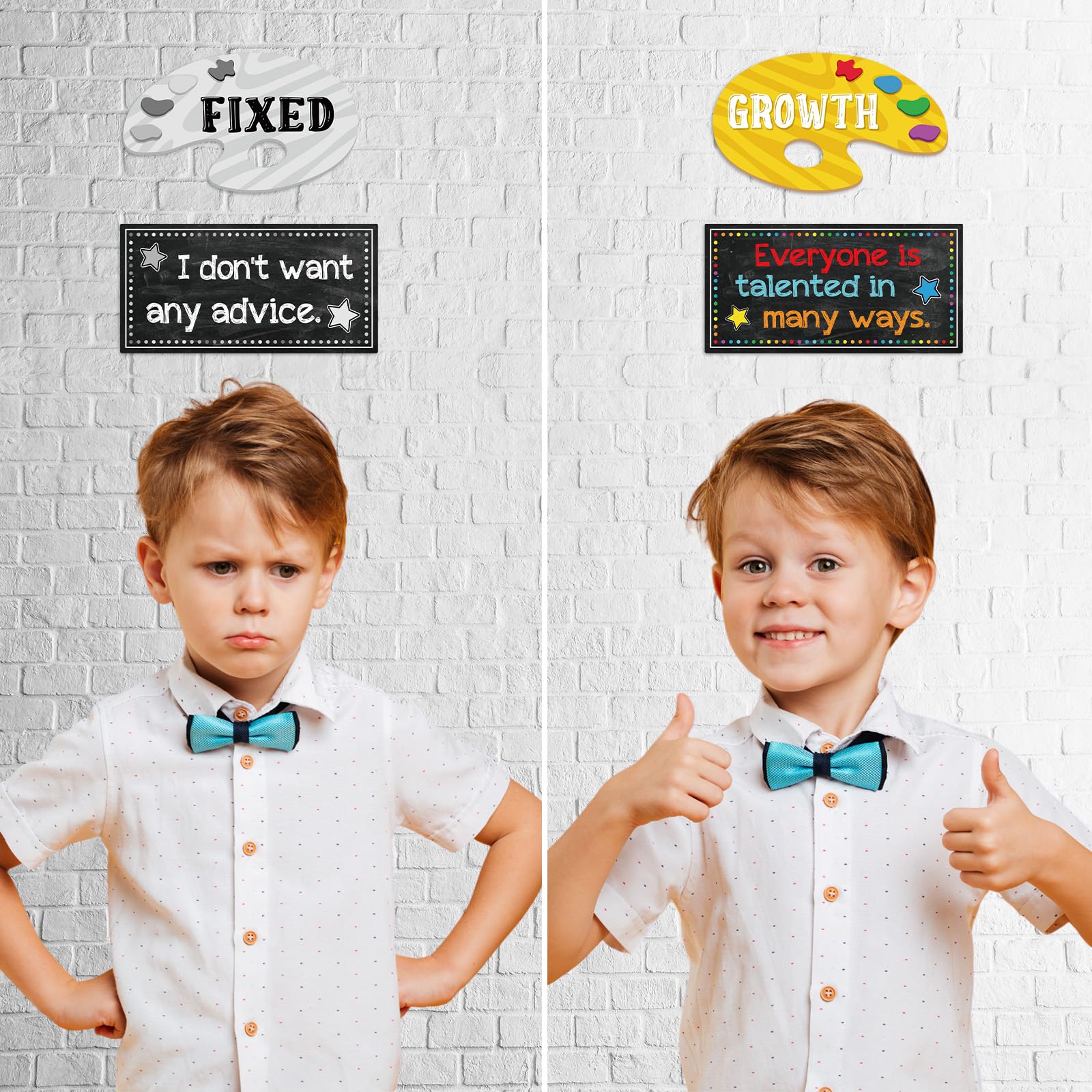 Snapklik.com : Tenare Mindset Posters Bulletin Board Set Motivational ...