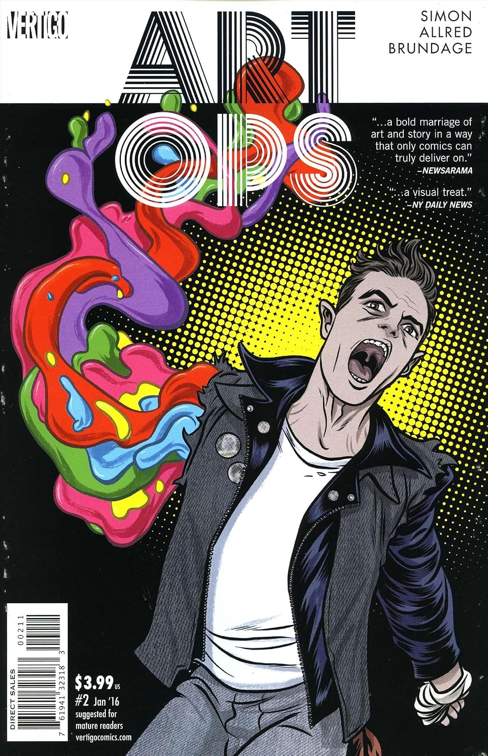 Amazon.com: Art Ops #2 VF ; Vertigo comic book | Mike Allred ...