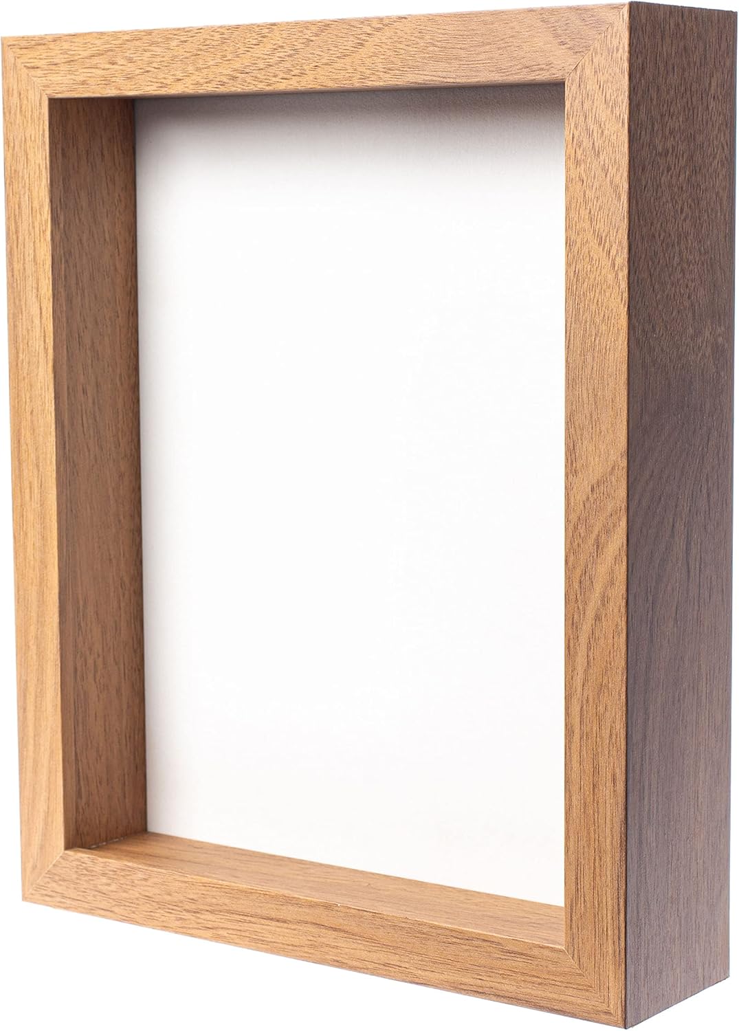 Buy FrameWorks 8.5” x 11” Golden Oak Wooden Shadow Box Frame – Soft ...