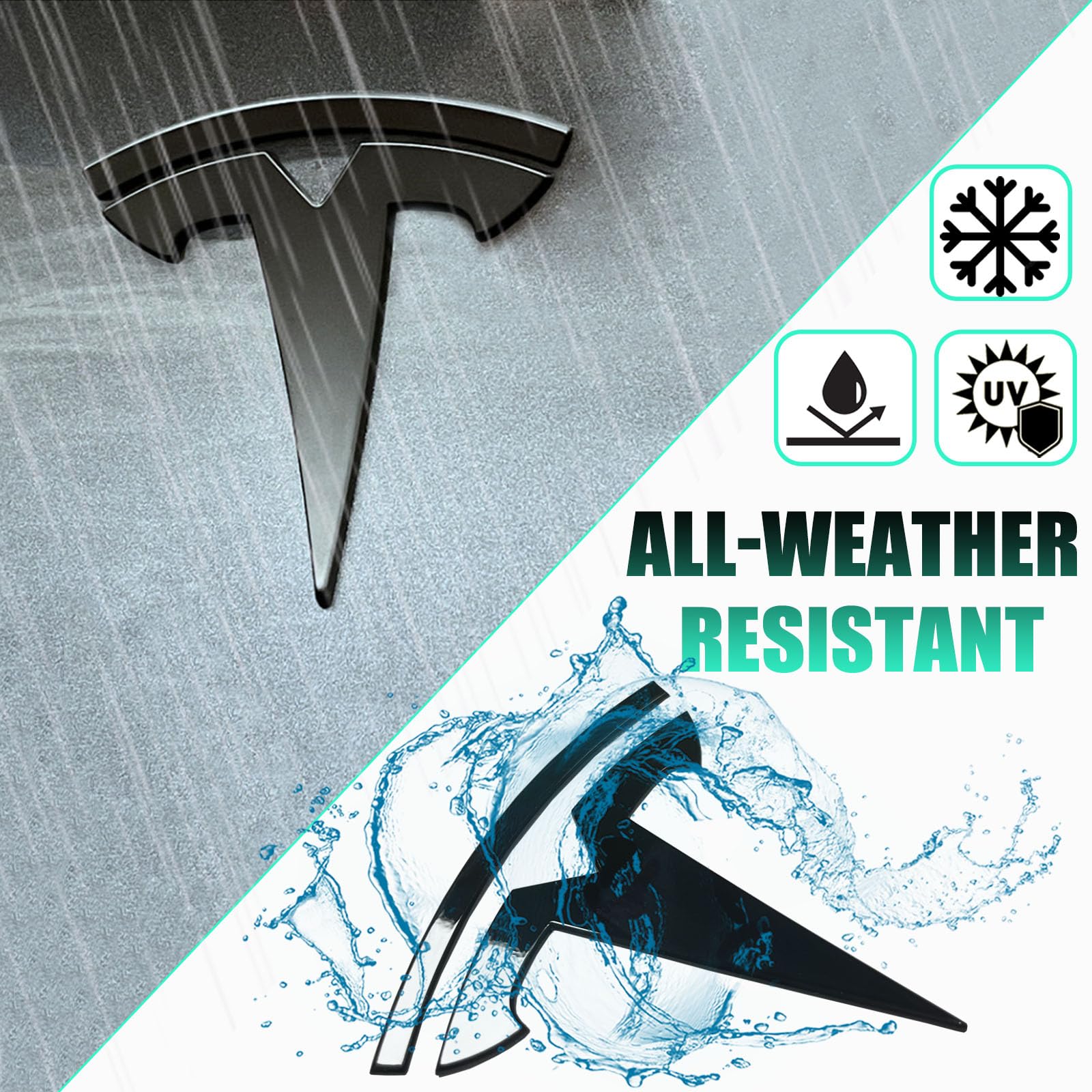 Snapklik.com : KENPENRI Model Y Logo Sticker Decals For Tesla Model Y ...