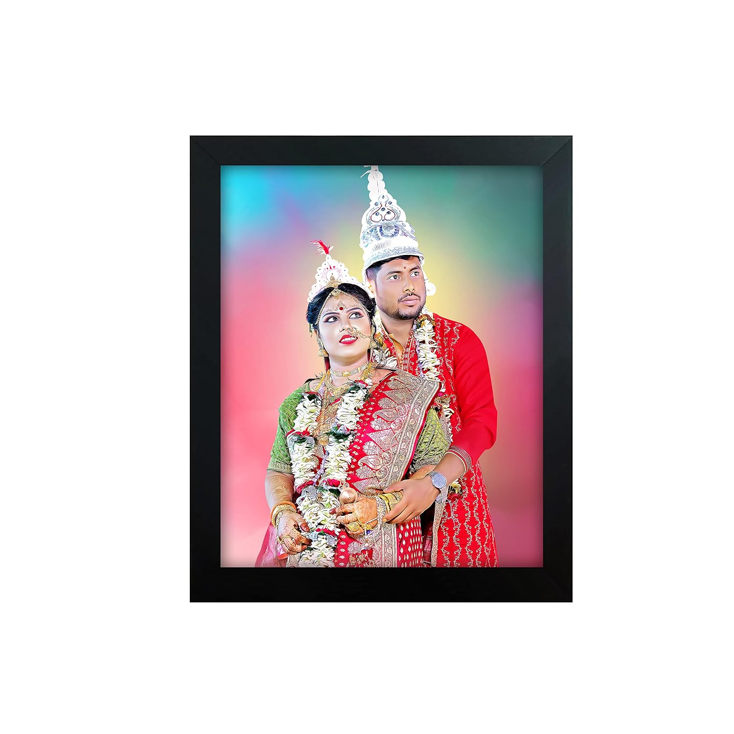 AR CUSTOMIZED DIGITAL OIL PAINTING PHOTO FRAME GIFT FOR COUPLES ...
