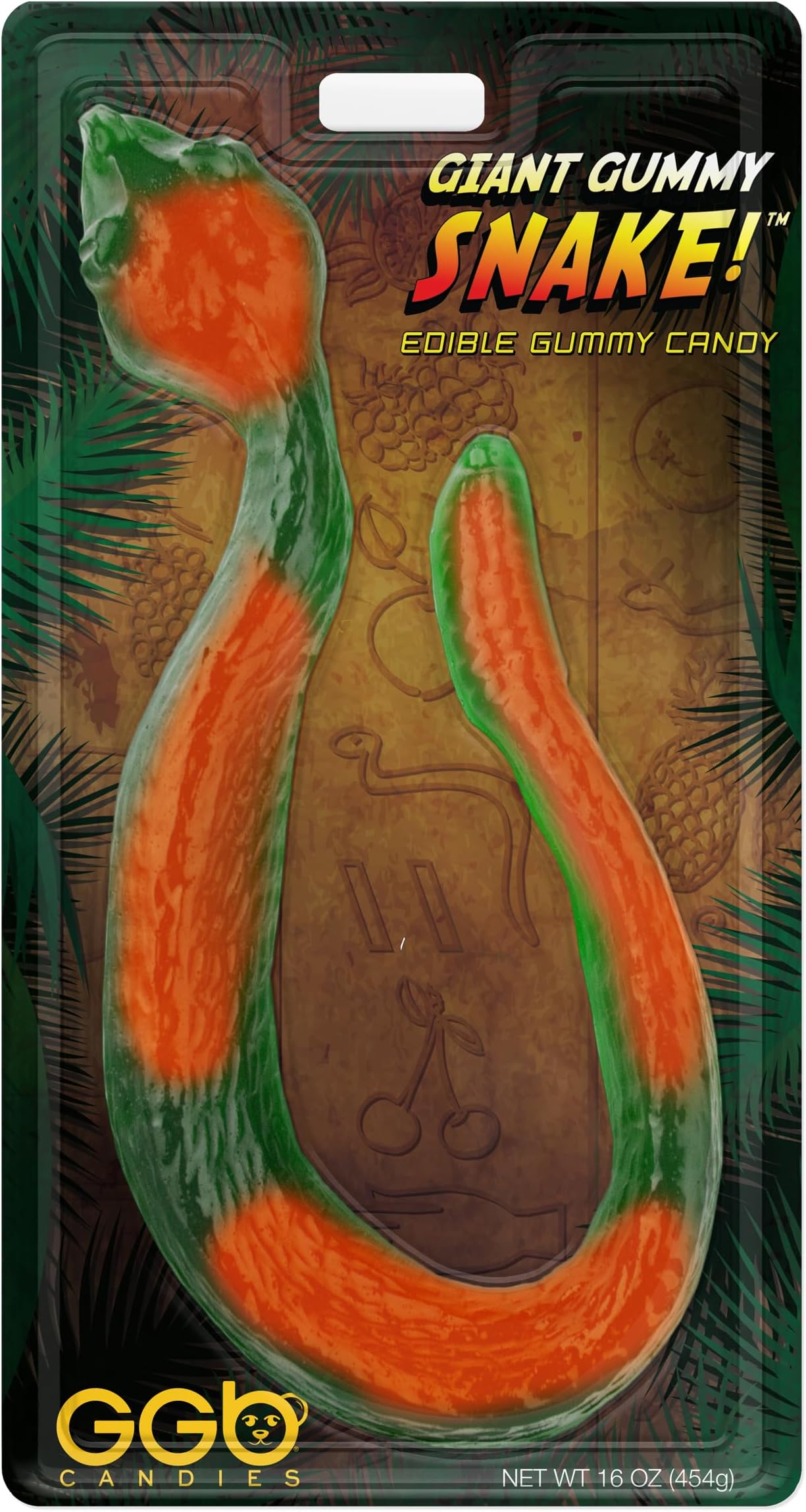 Amazon.com : Giant Gummy Snake - Dual Fruity Flavors, Delicious Candy ...