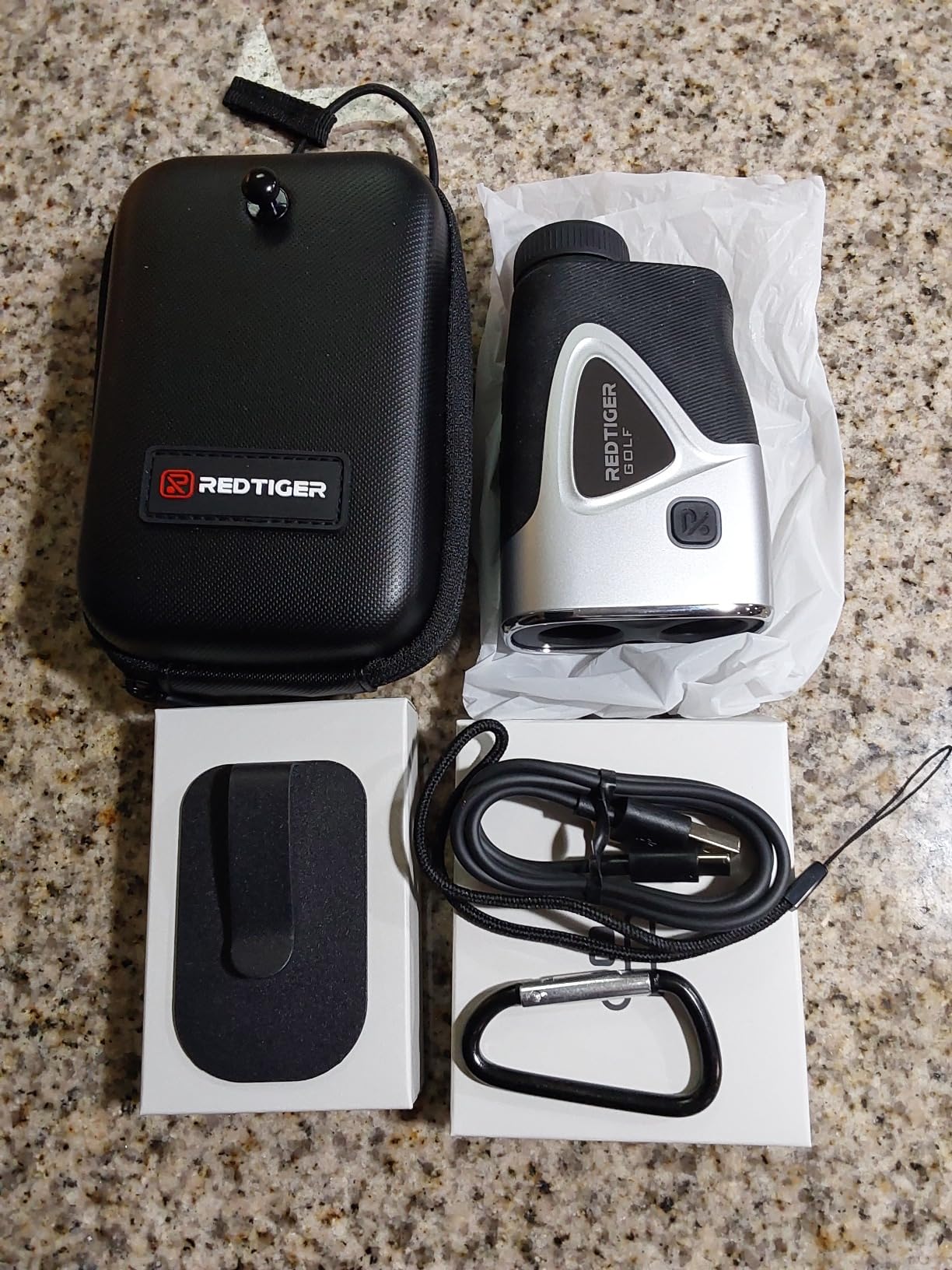 REDTIGER Range Finder Golf, 1200 Yards Golf Rangefinder with Slope, Light-Adaptive Display, 7X ...