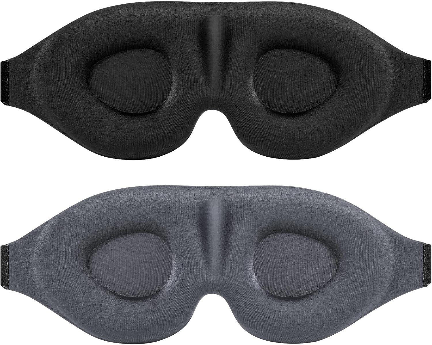 Amazon.com: Sleep Eye Mask for Men Women 2 Pack 3D Contoured Cup ...