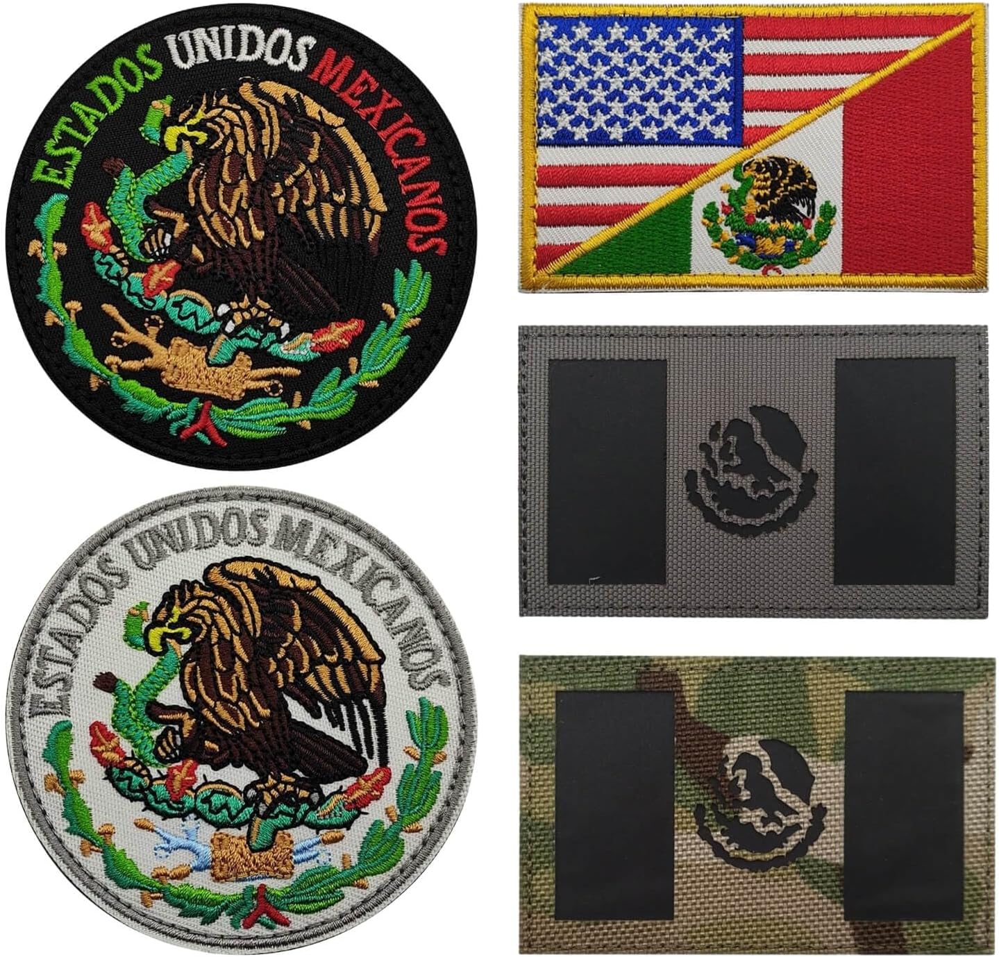 Amazon.com: Proud to Be Mexican Embroidered Patch Mexico Flag Iron-On Eagle Snake Biker Emblem
