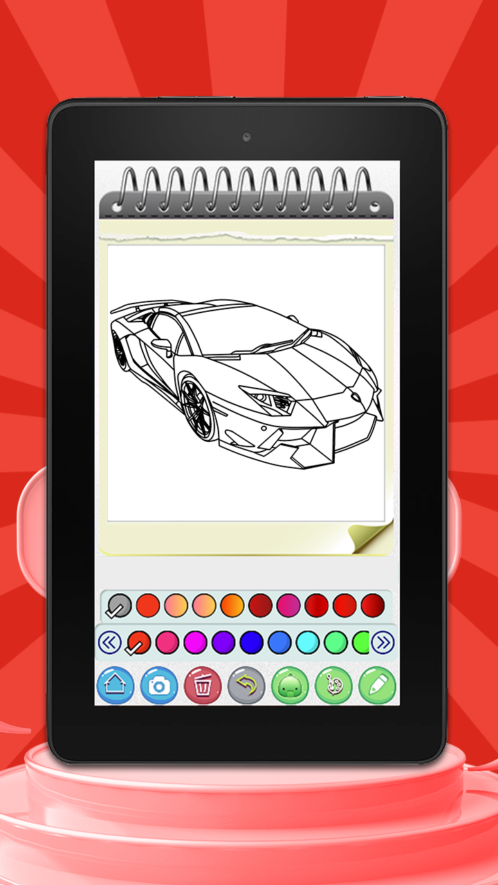 Cars Coloring Books: Super Cars Coloring Game - App on Amazon Appstore