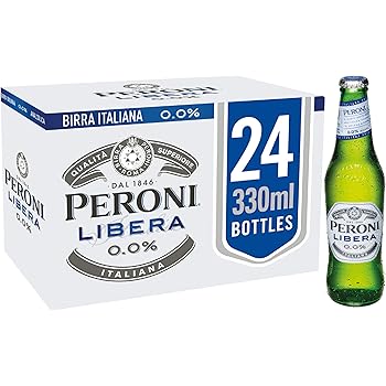 Peroni Libera 0.0% Alcohol Free Lager 12 x 330ml: Amazon.co.uk: Beer ...