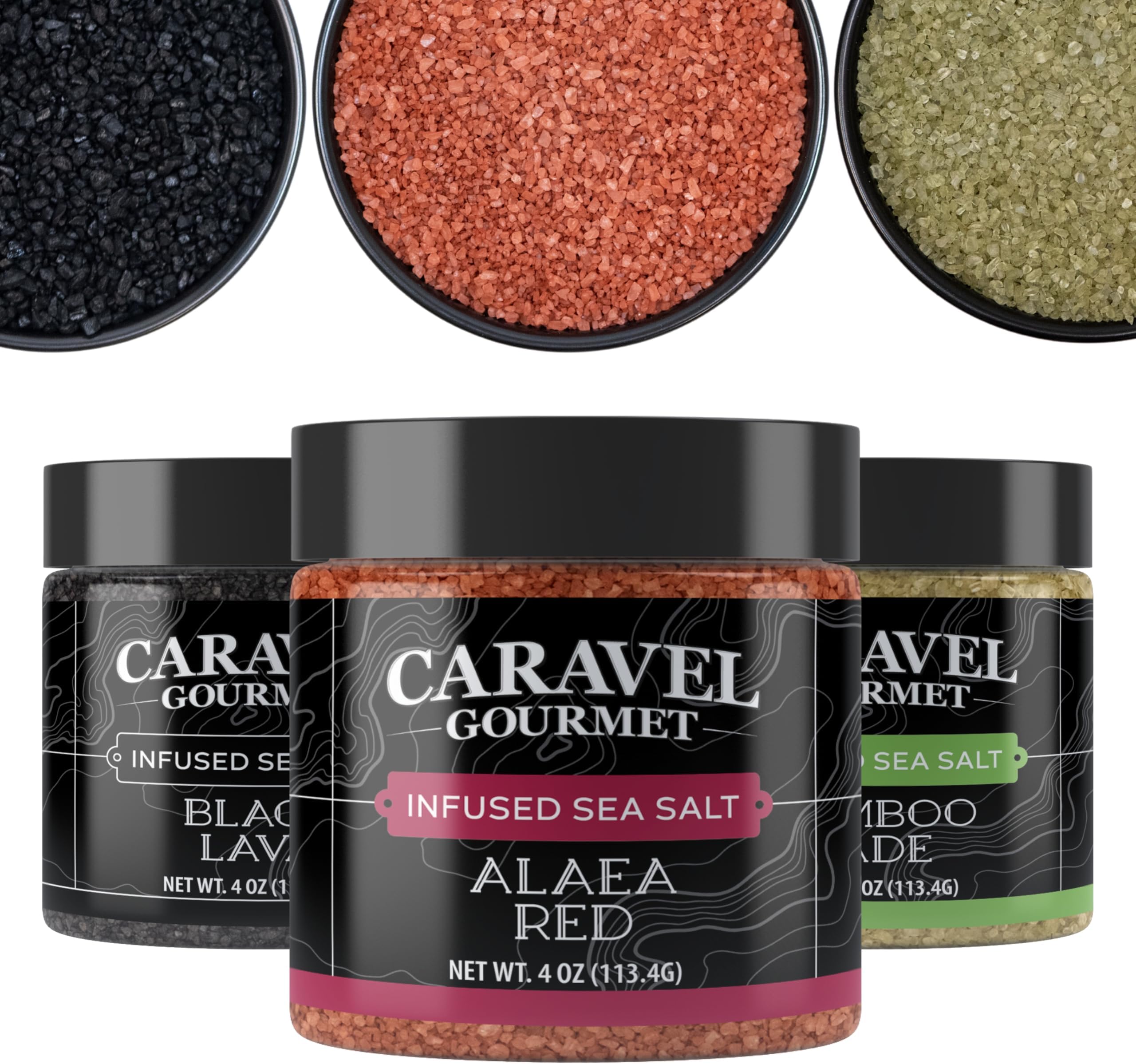 Amazon.com : Sea Salt Shack Classic Variety 4 Pack | Himalayan Pink ...