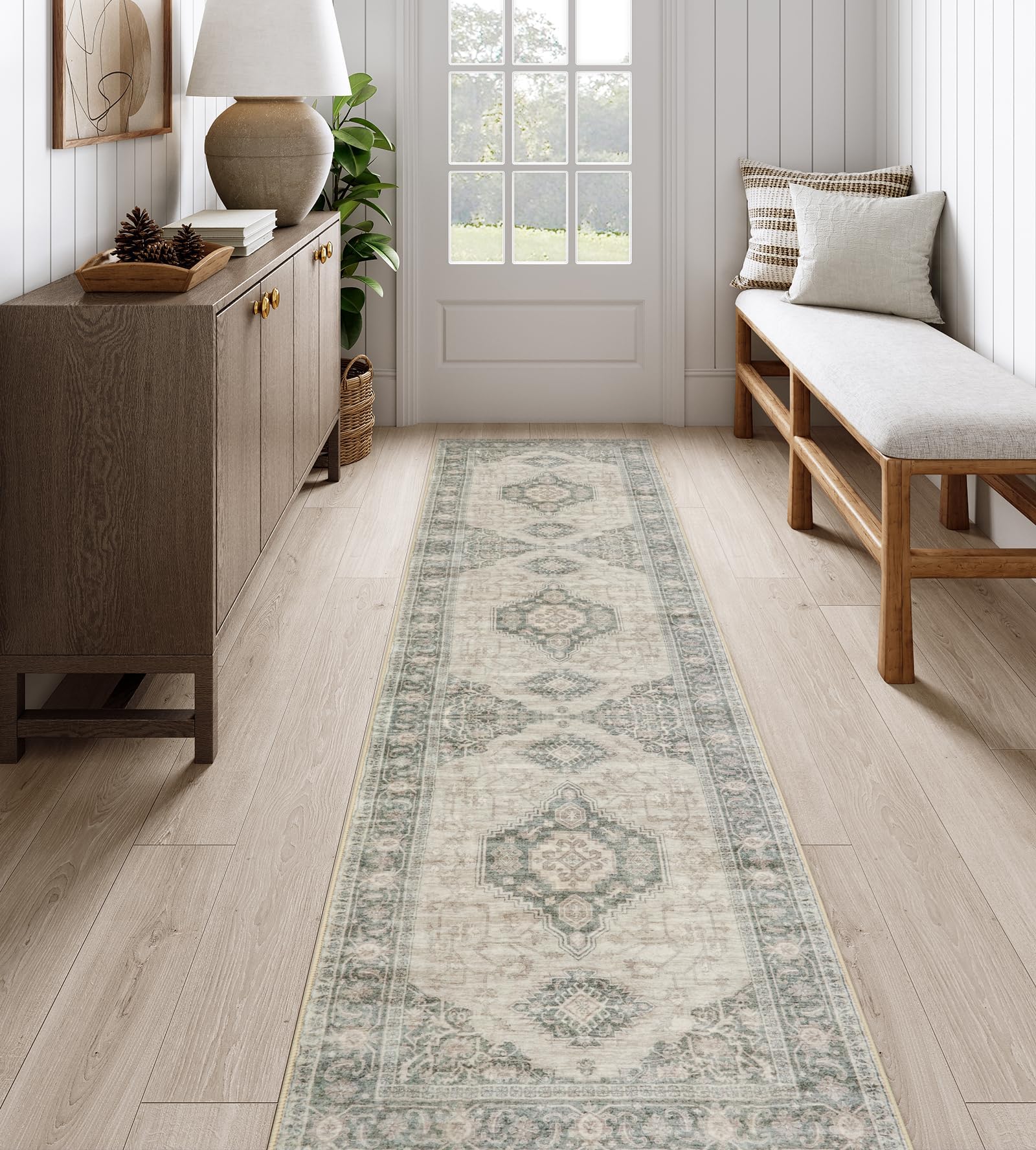 Amazon.com: Lahome Oriental Hallway Runner-2.5X8 Kitchen Runner Soft ...
