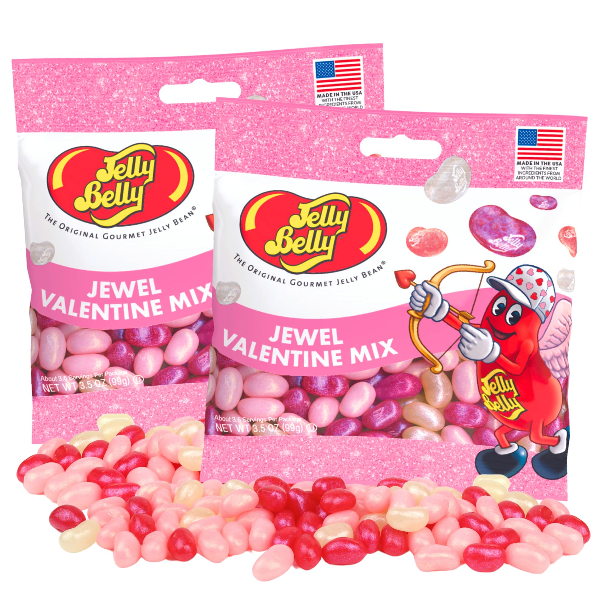 Amazon.com: Valentines Day Jelly Beans, Jewel Valentine Mix, Assorted ...