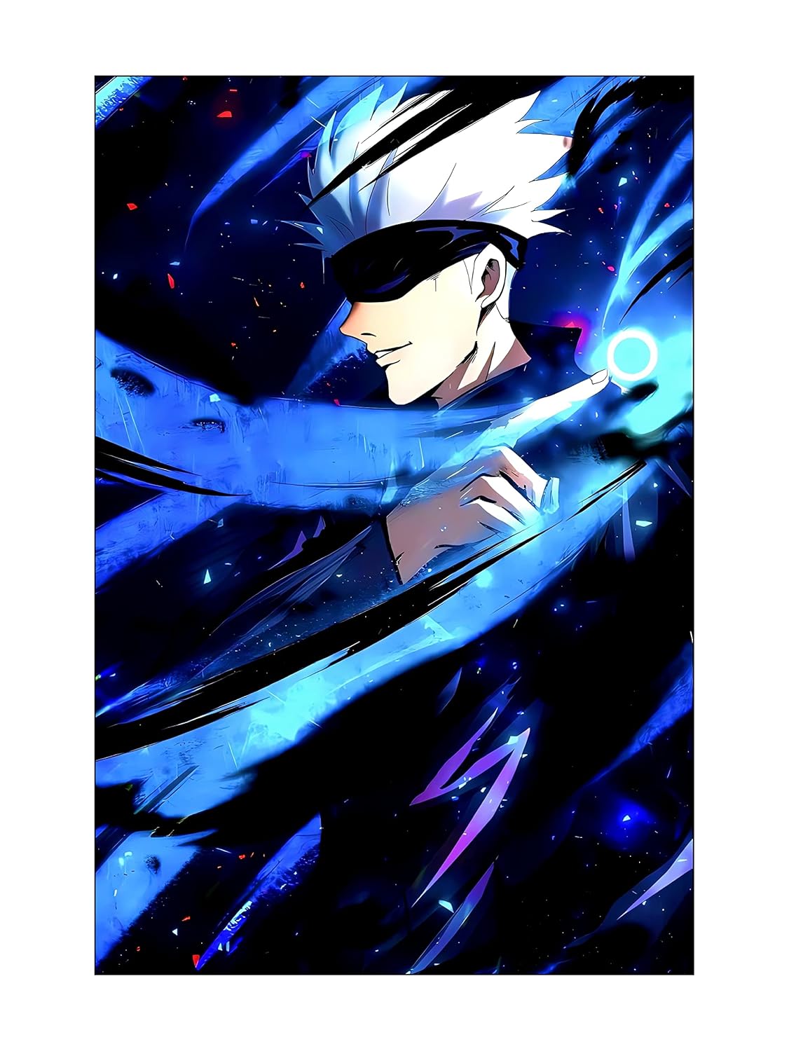 Times Comic Satoru Gojo Poster | Gojo Jujutsu Kaisen Poster | Jujutsu ...